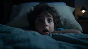 why does my child sleep with their eyes half open