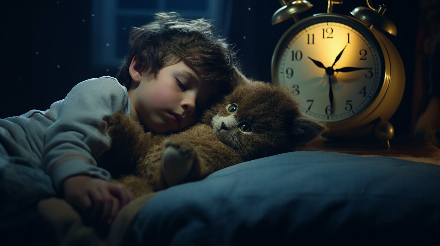 why does my child sleep with their eyes half open