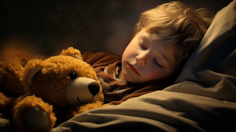 why does my child sleep with their eyes half open